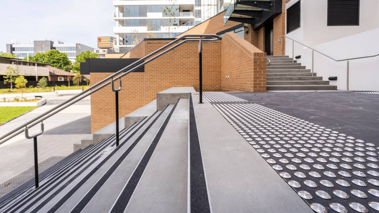 Why is installing a stair nosing on the stair edge a must?